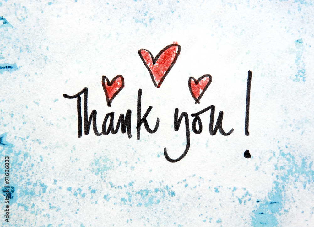 thank you message Stock Photo | Adobe Stock