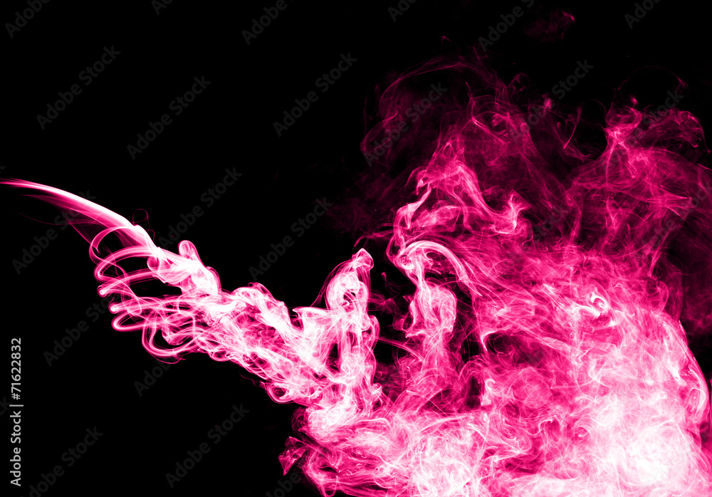 Pink smoke Stock Photo | Adobe Stock