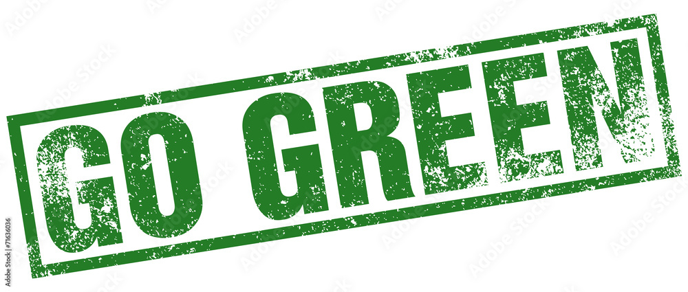 go green Stock Vector | Adobe Stock
