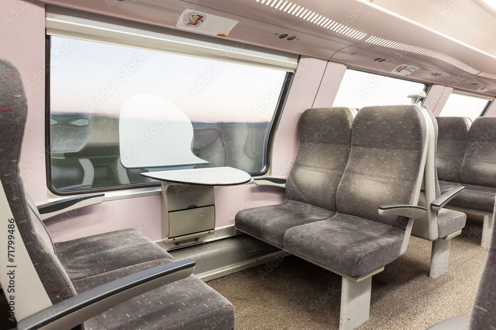 train seats Stock Photo | Adobe Stock