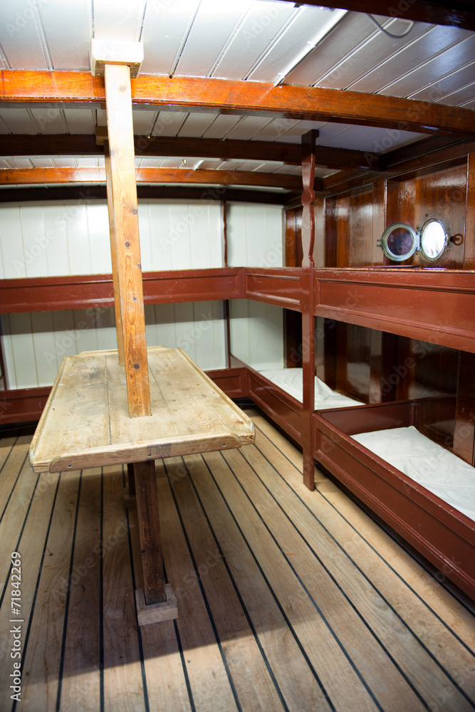 Crew Quarters Aboard Cutty Sark Museum Ship Stock Photo | Adobe Stock