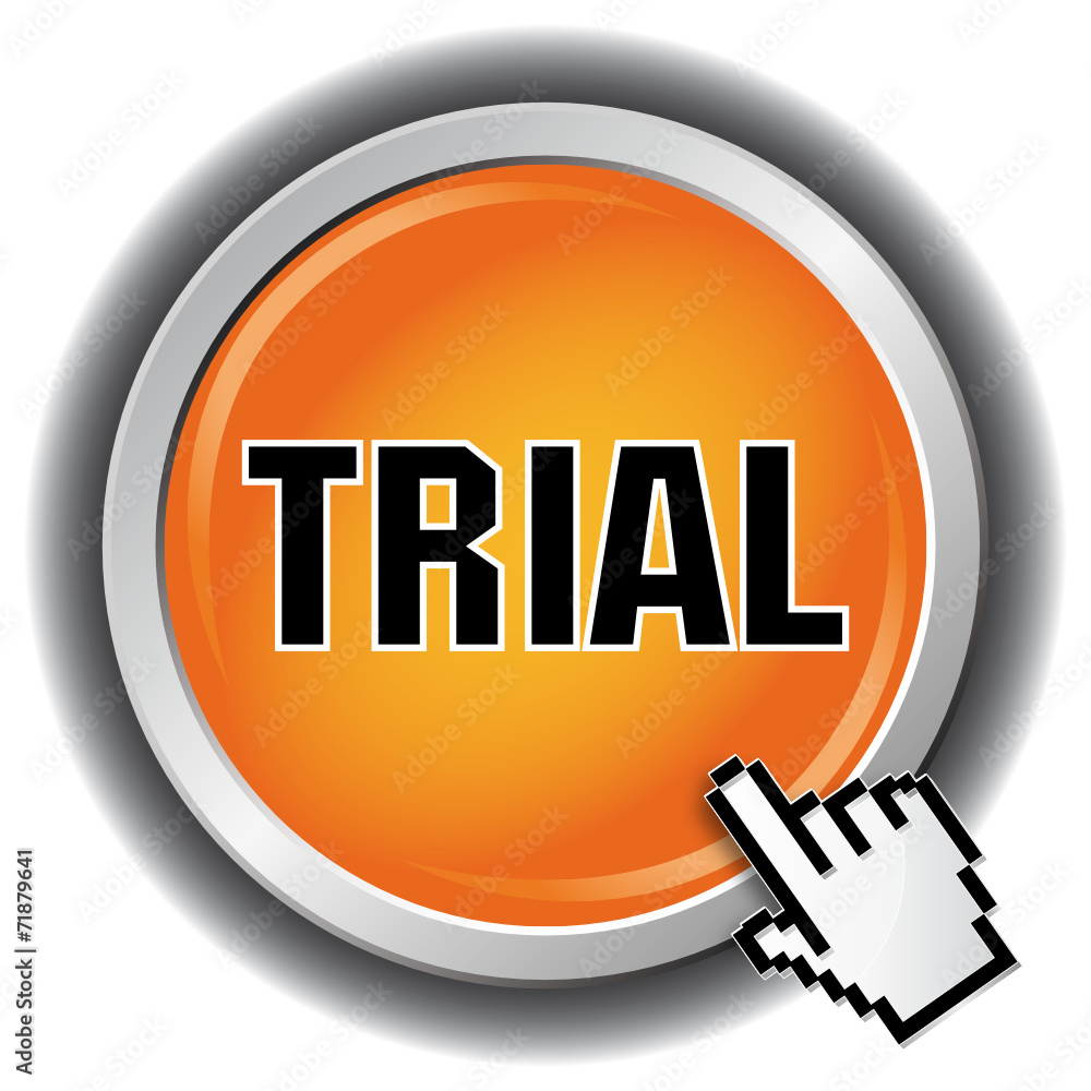 TRIAL ICON Stock Vector | Adobe Stock