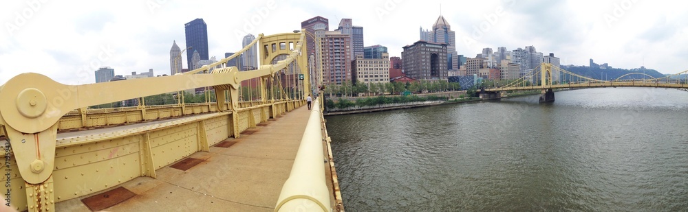 Panorama von Pittsburgh, Pennsylvania Stock Photo | Adobe Stock