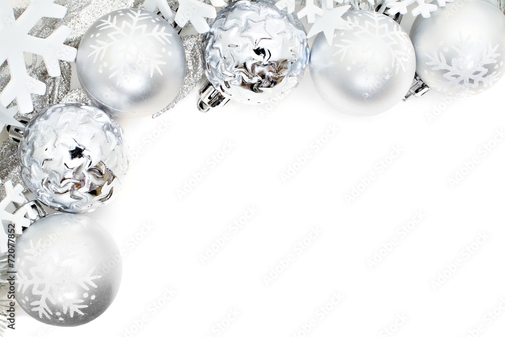 Silver Corner Border