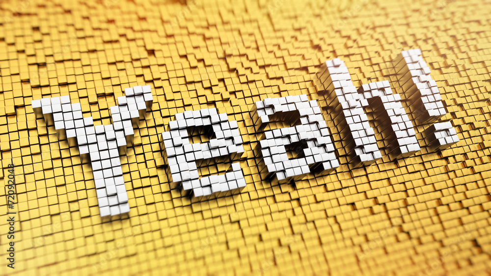 Pixelated Yeah! Stock Illustration | Adobe Stock