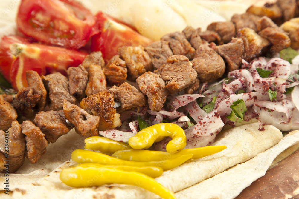 Turkish Sis Kebab Stock Photo | Adobe Stock
