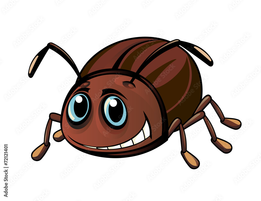 Funny beetle Stock Vector | Adobe Stock