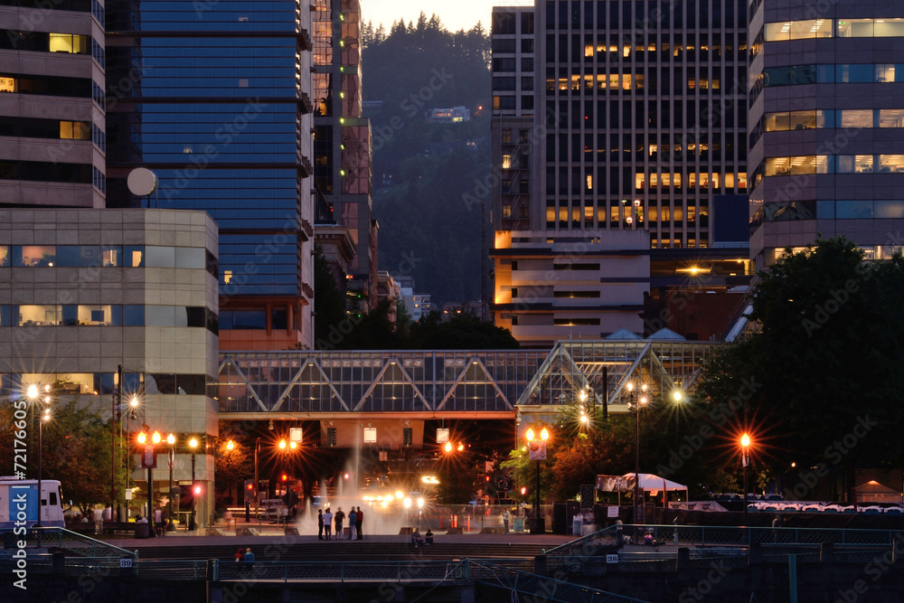 Downtown Portland Stock Photo | Adobe Stock