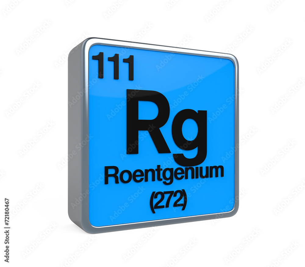 Roentgenium Symbol