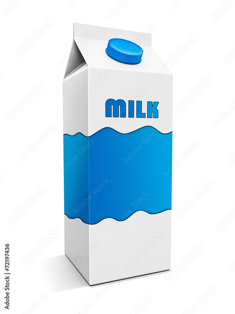 Milk box Stock Illustration | Adobe Stock