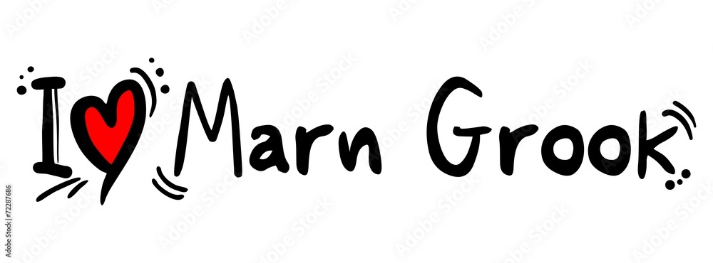 Marn grook love Stock Vector | Adobe Stock