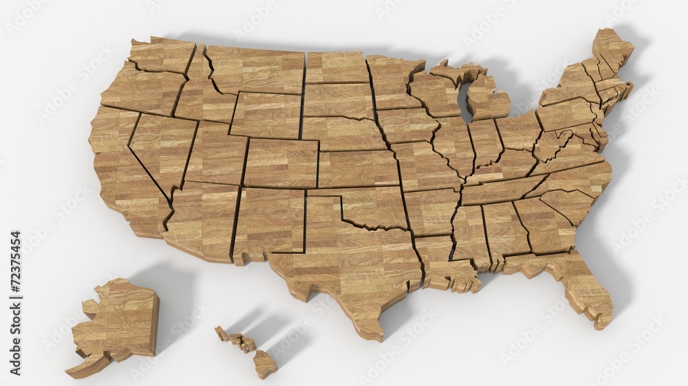 USA map texture legno Stock Illustration | Adobe Stock