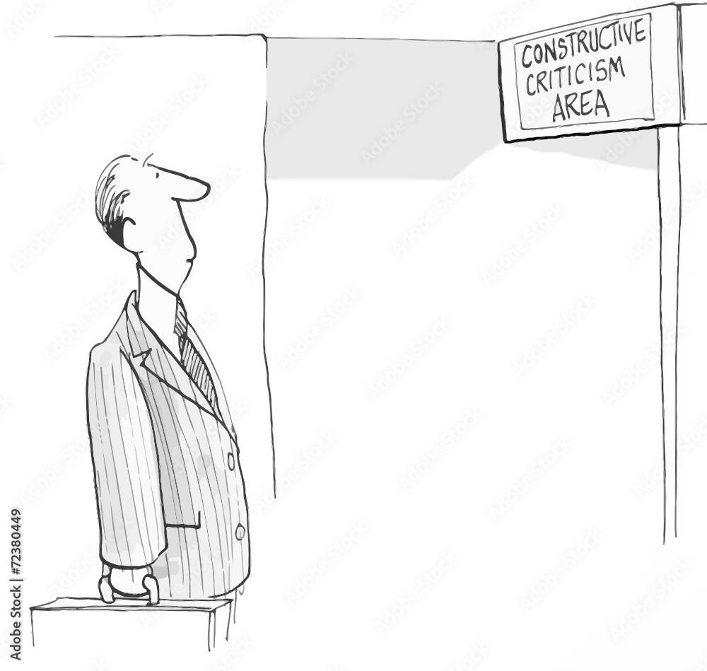 Constructive Criticism Area Stock-Vektorgrafik | Adobe Stock