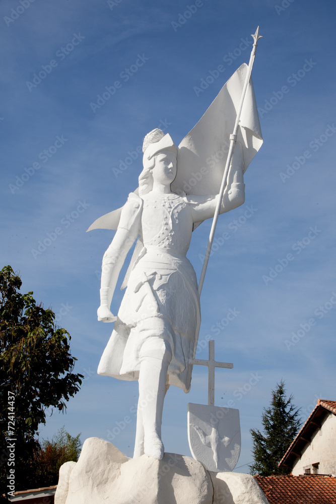 Belle statue de jeanne d'arc Stock Photo | Adobe Stock