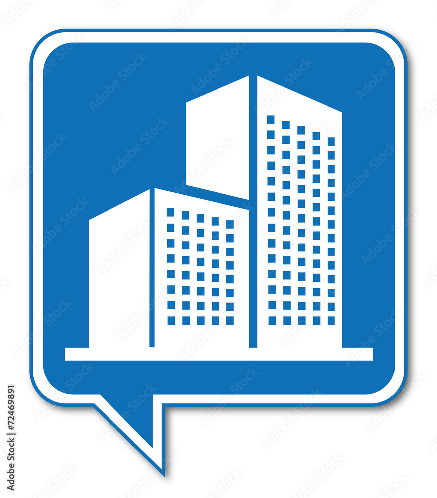 Vecteur Stock Logo immeuble. | Adobe Stock