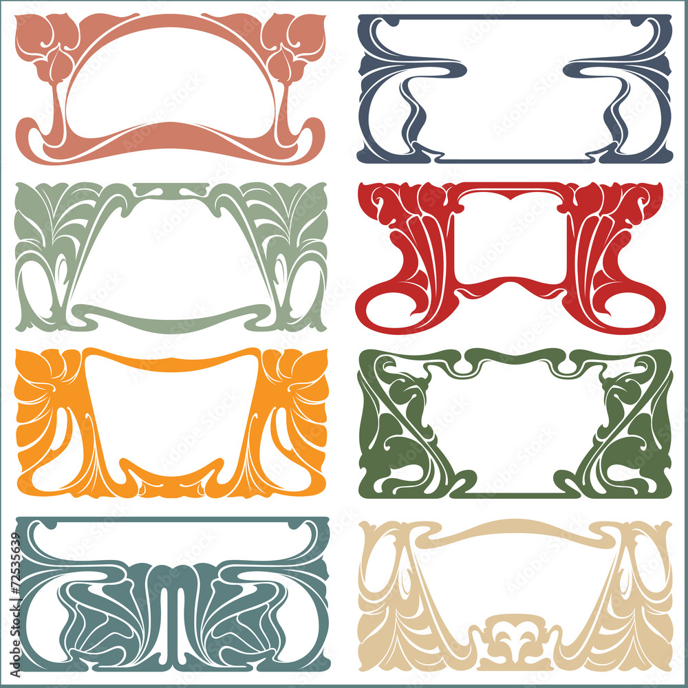 Vector vintage plant labels on different versions Stock Vector | Adobe ...