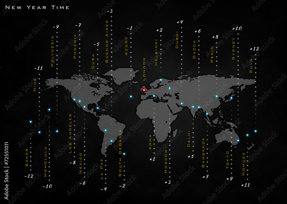 time in the world, greenwich mean time, world map Stock Illustration ...