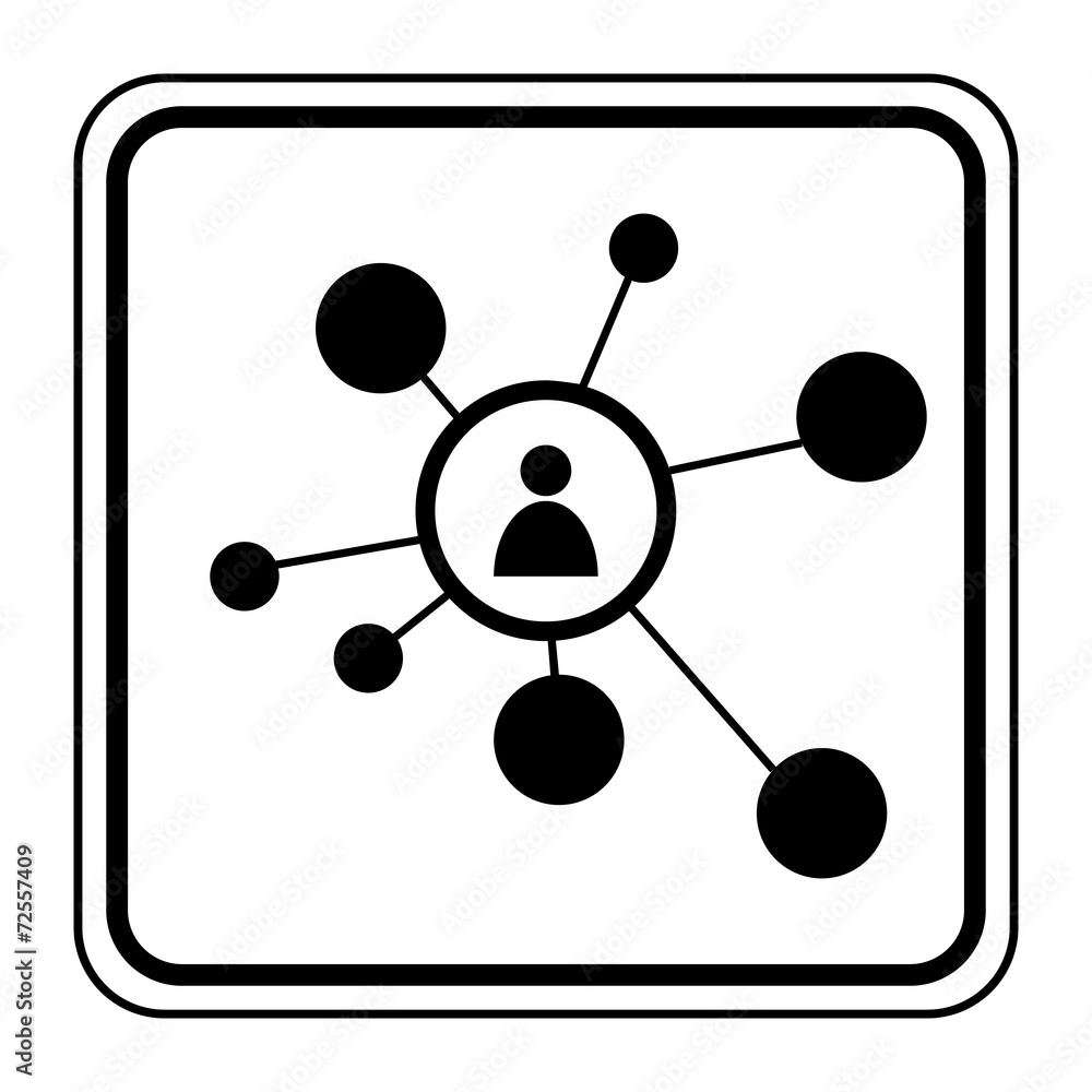 Logo réseau. Stock Vector | Adobe Stock