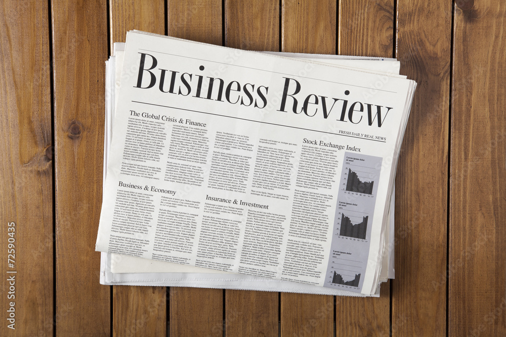 Daily newspaper Stock Photo | Adobe Stock