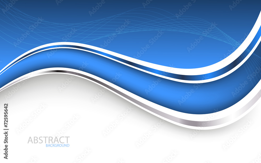 Beautiful blue background. Vector Illustration Stock Vector | Adobe Stock