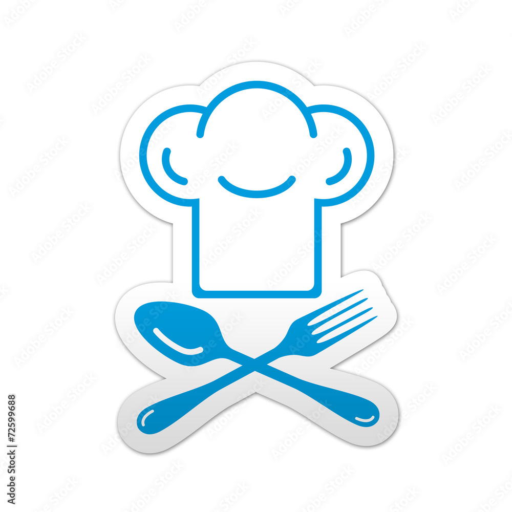 Pegatina simbolo chef Stock Illustration | Adobe Stock