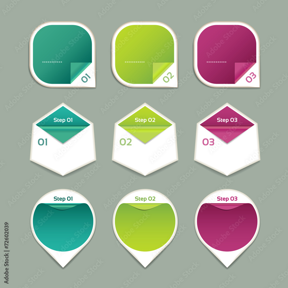 Vector Progress Background / Product Choice or Version. eps 10 Stock ...