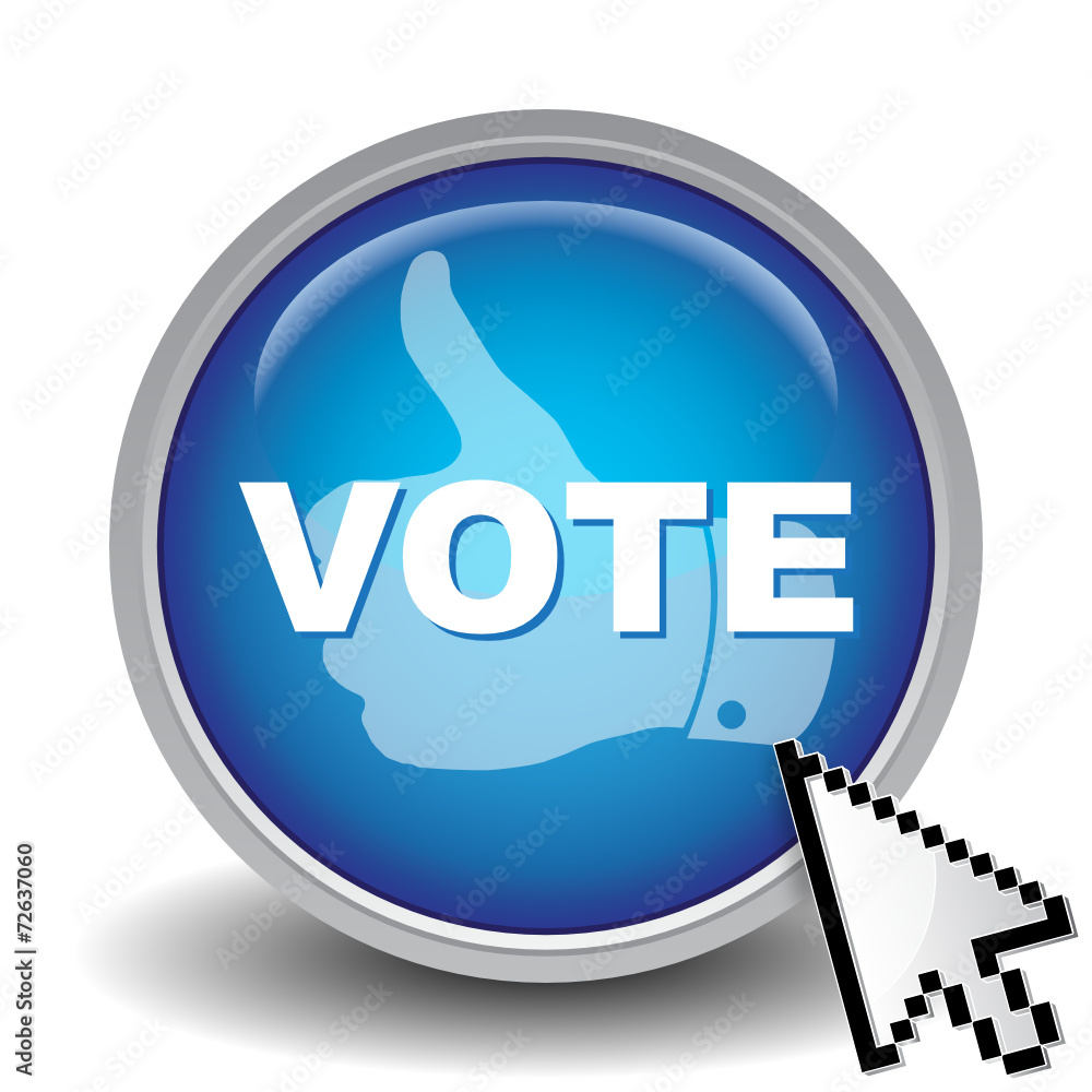 VOTE ICON Stock Vector | Adobe Stock