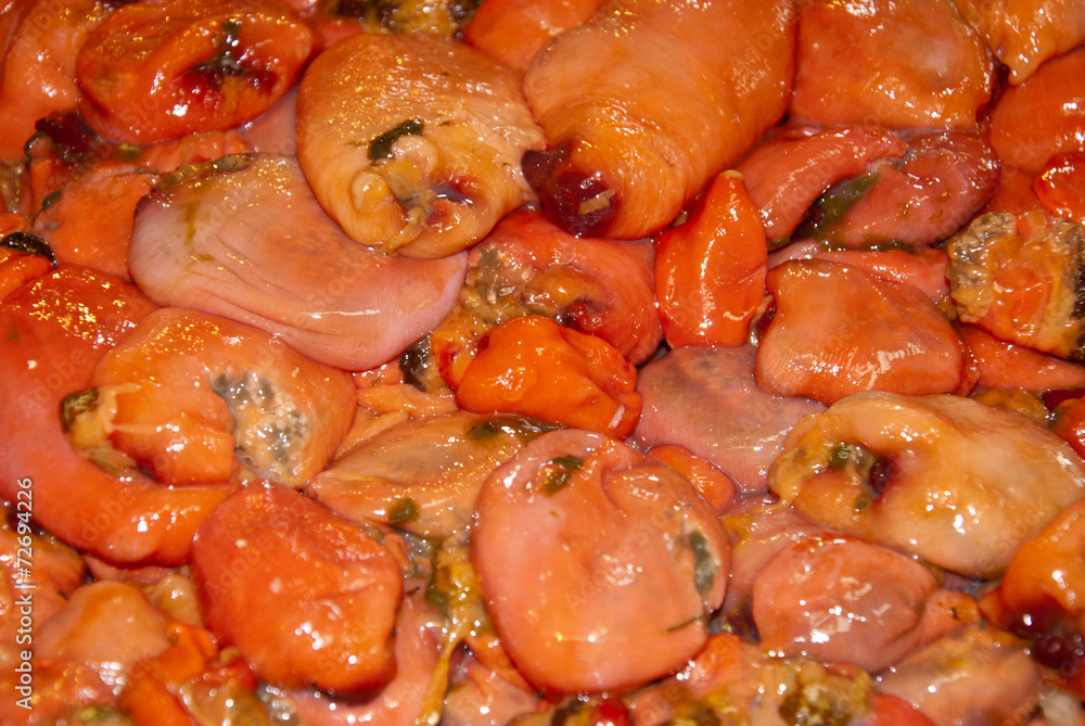 Seafood - Raw Piure - Pyura Chilensis Stock-Foto | Adobe Stock