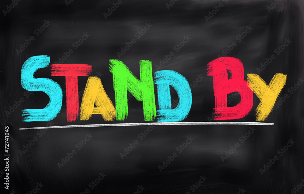 Stand By Concept Stock Illustration | Adobe Stock