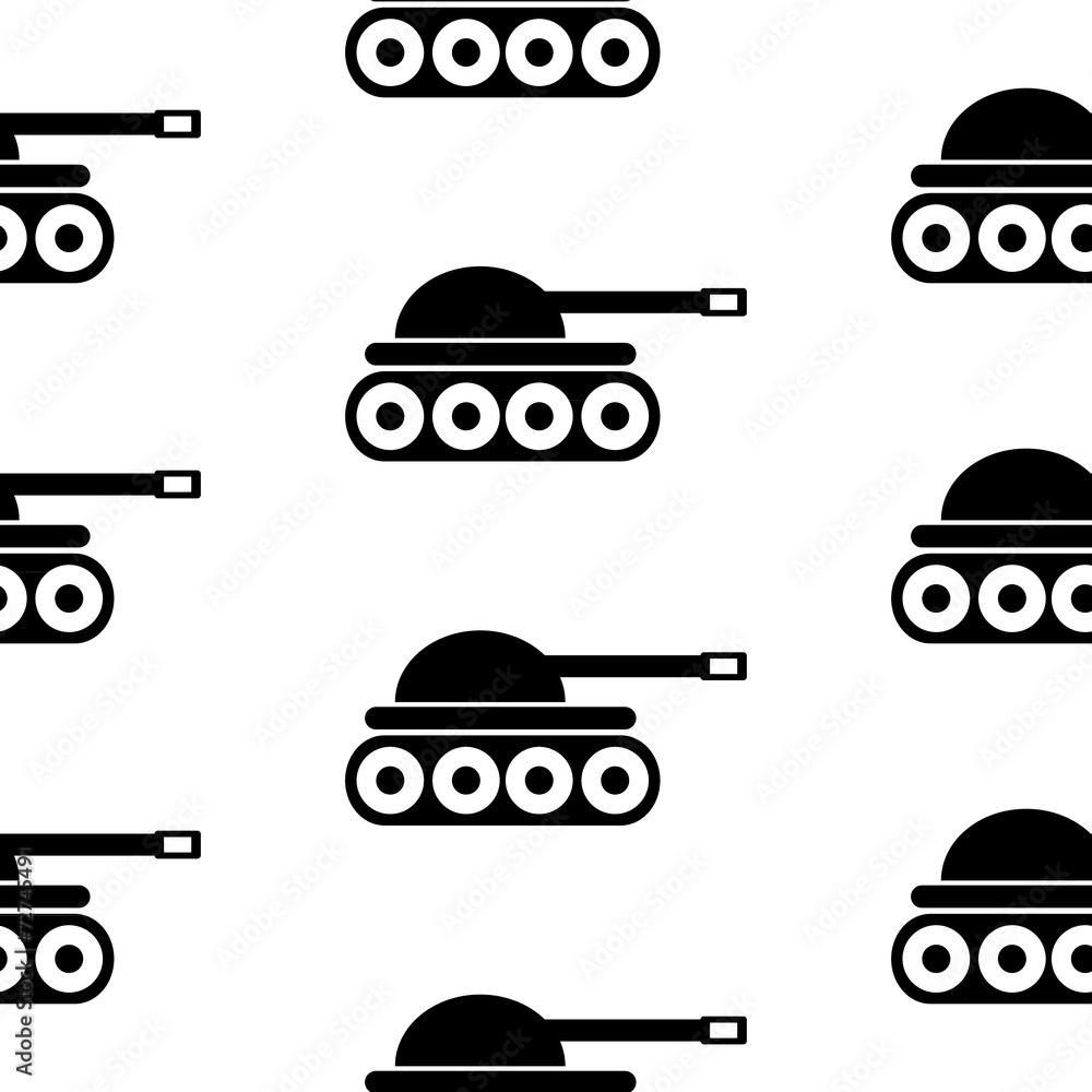 Panzer symbol seamless pattern Stock Vector | Adobe Stock