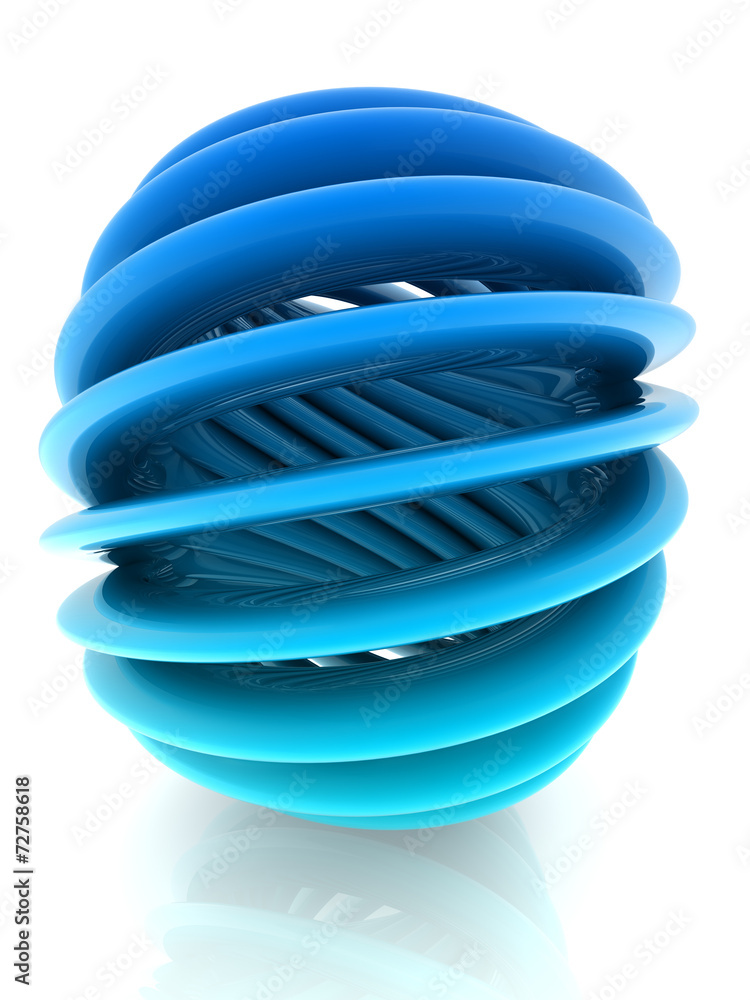 3D helix shape Stock Illustration | Adobe Stock