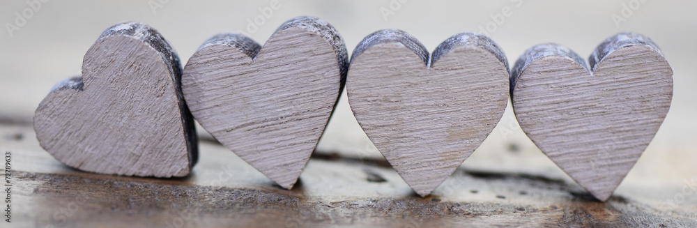 4 Herzen Stock Photo | Adobe Stock