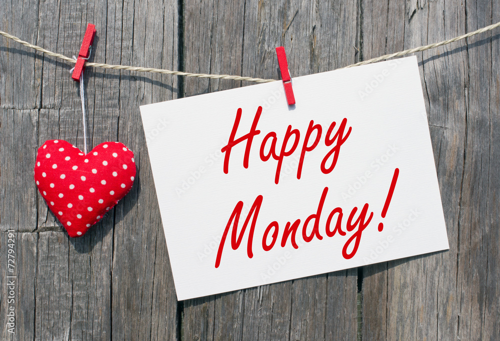 Happy Monday Stock Foto Adobe Stock happy-monday-stock-foto-adobe-stock
