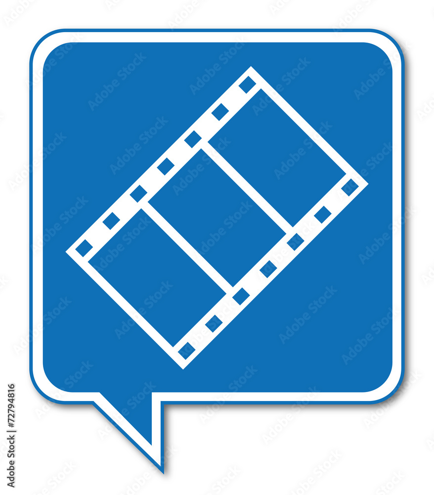 Logo pellicule. Vidéo. Stock Vector | Adobe Stock