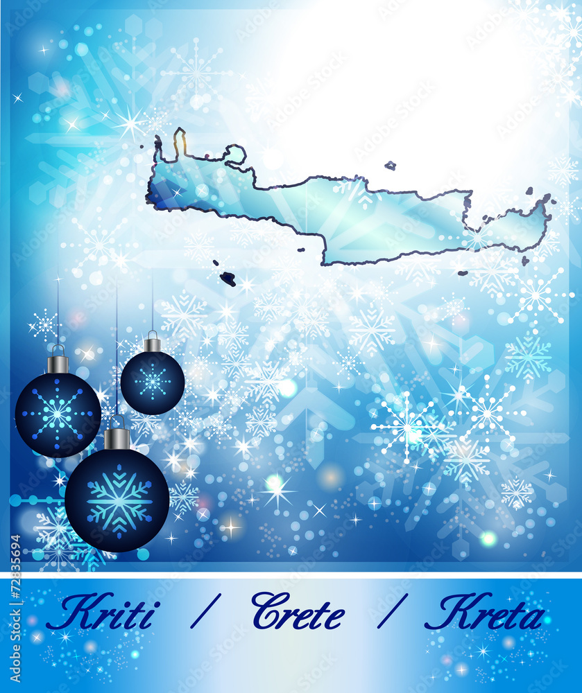 Karte von Kreta Stock Vector | Adobe Stock