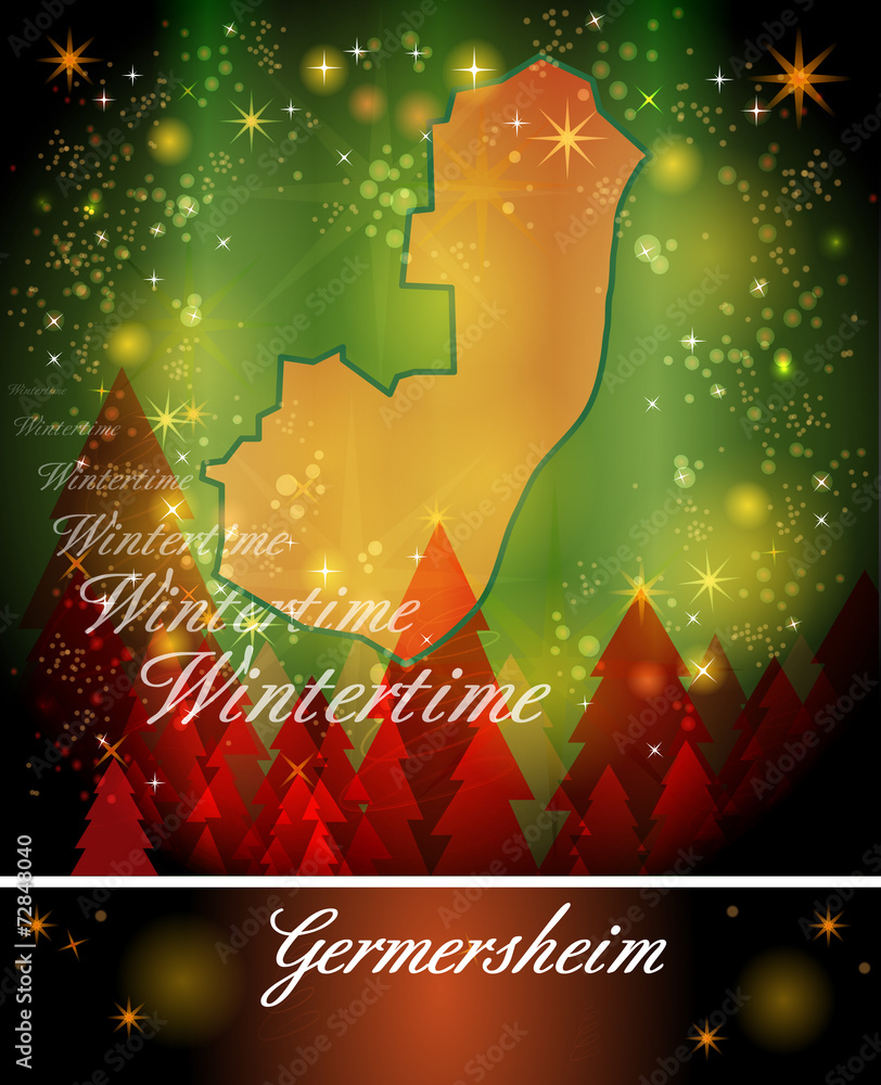 Karte von Germersheim Stock Vector | Adobe Stock