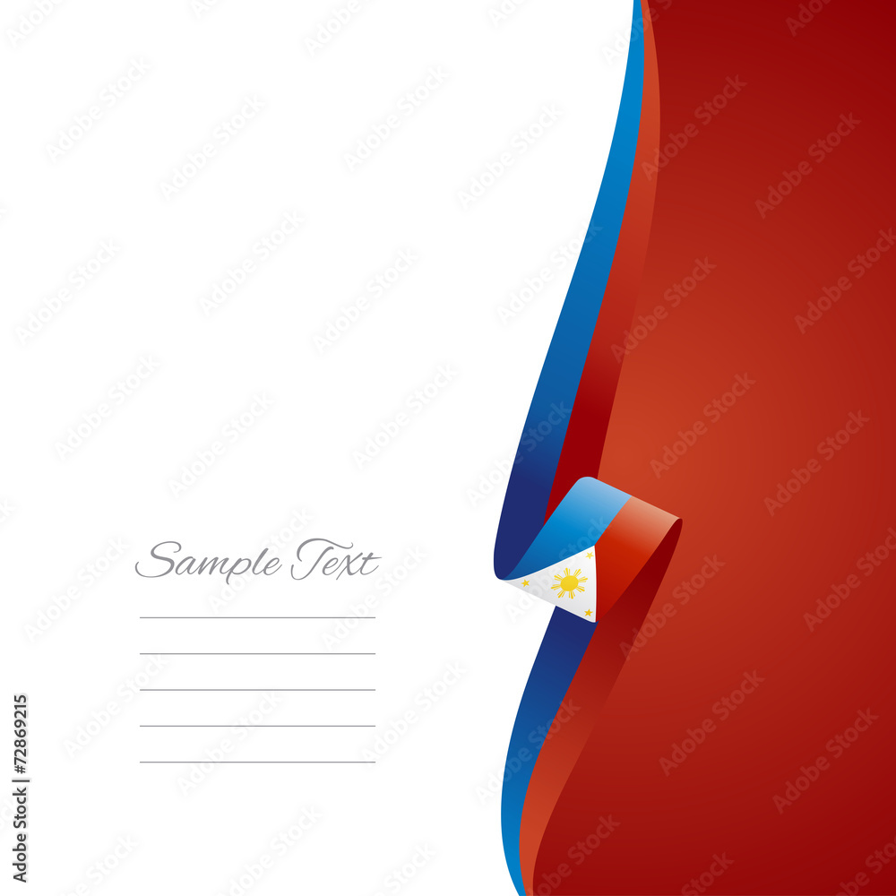 Philippine right side brochure cover vector Stock Vector | Adobe Stock