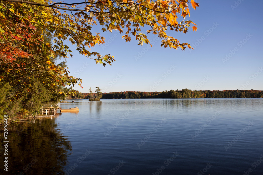 Lake in Autumn Stock Photo | Adobe Stock