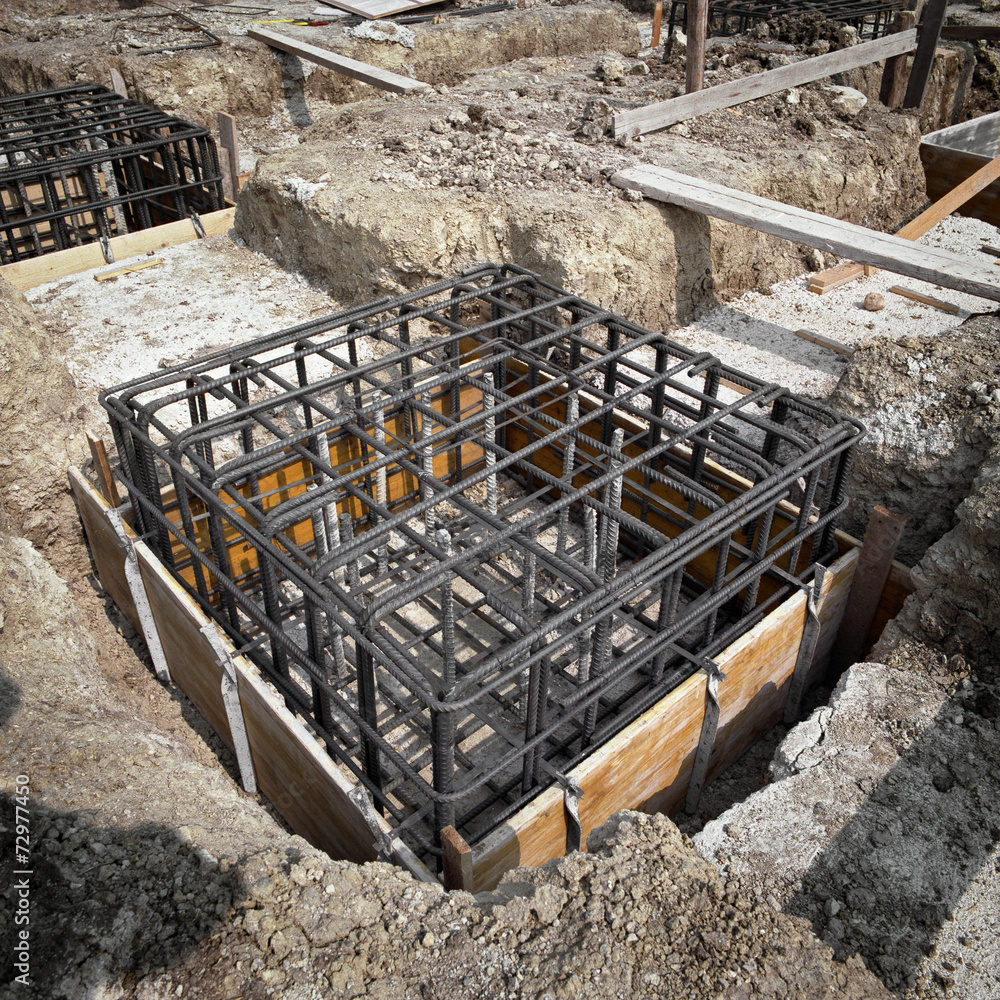 Foto Stock armatura plinto | Adobe Stock