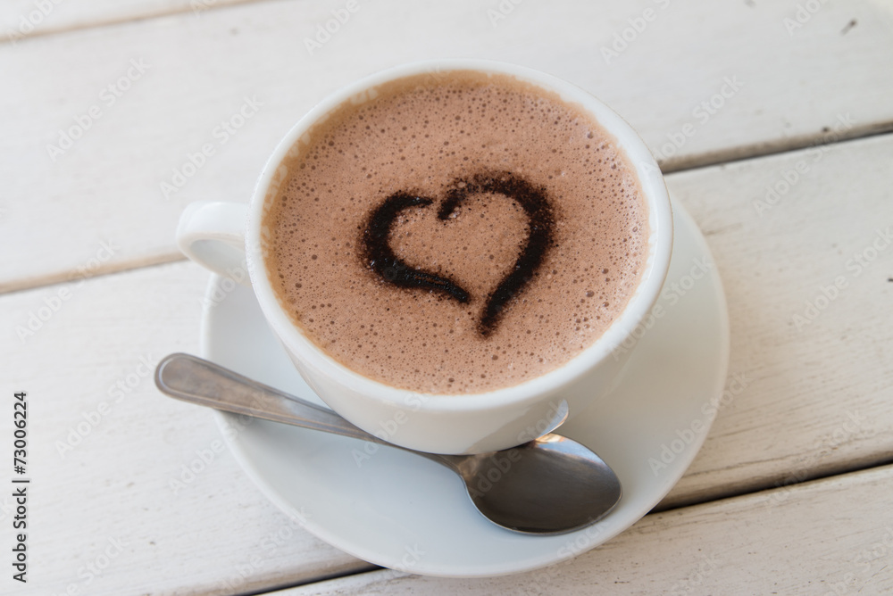 Coeur en café 2 foto de Stock | Adobe Stock