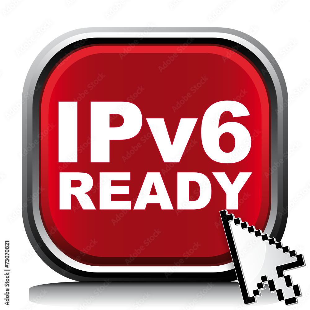IPV6 READY ICON Stock Vector | Adobe Stock