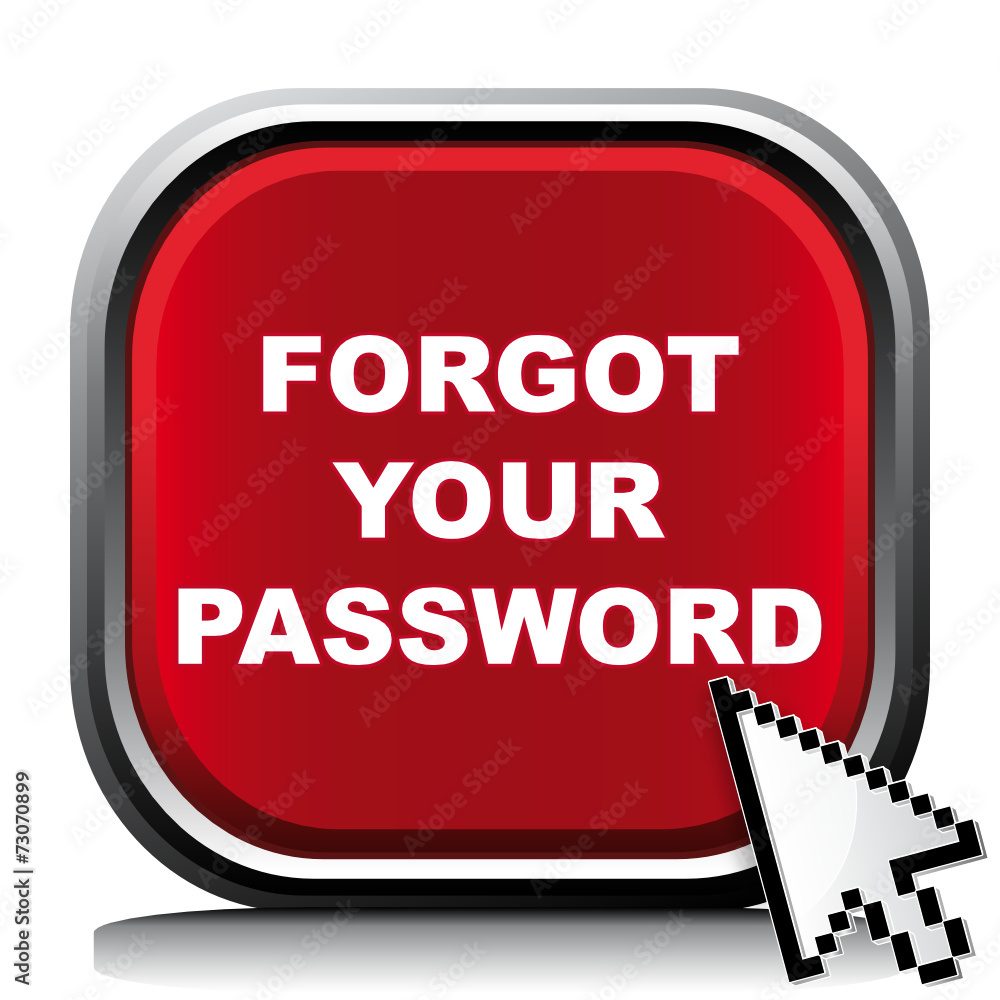 FORGOT YOUR PASSWORD ICON Stock Vector | Adobe Stock