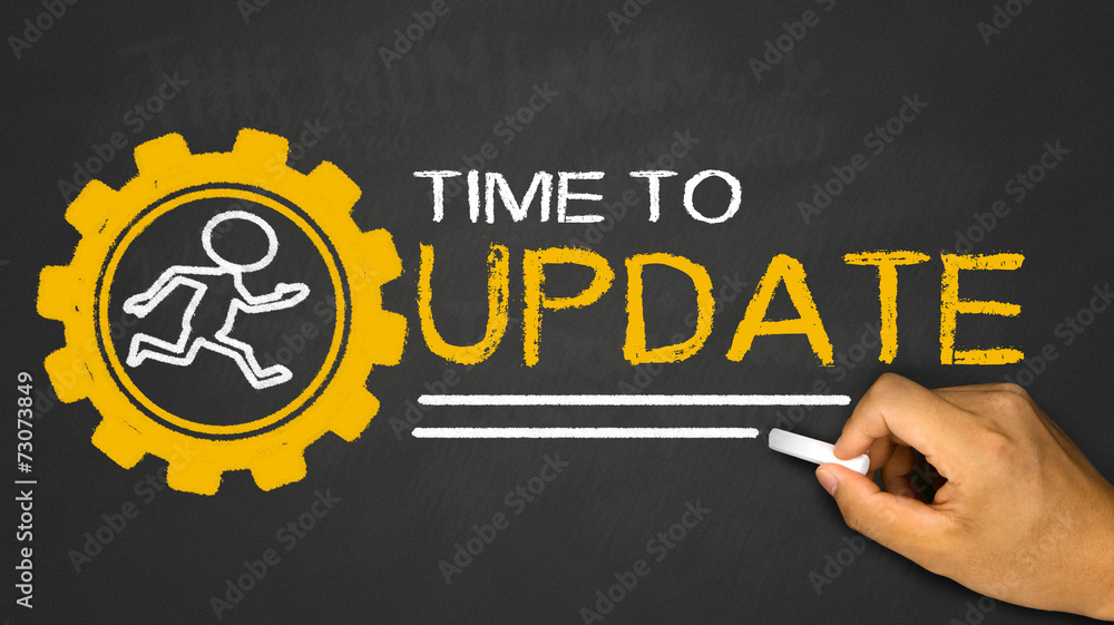 time to update Stock Photo | Adobe Stock