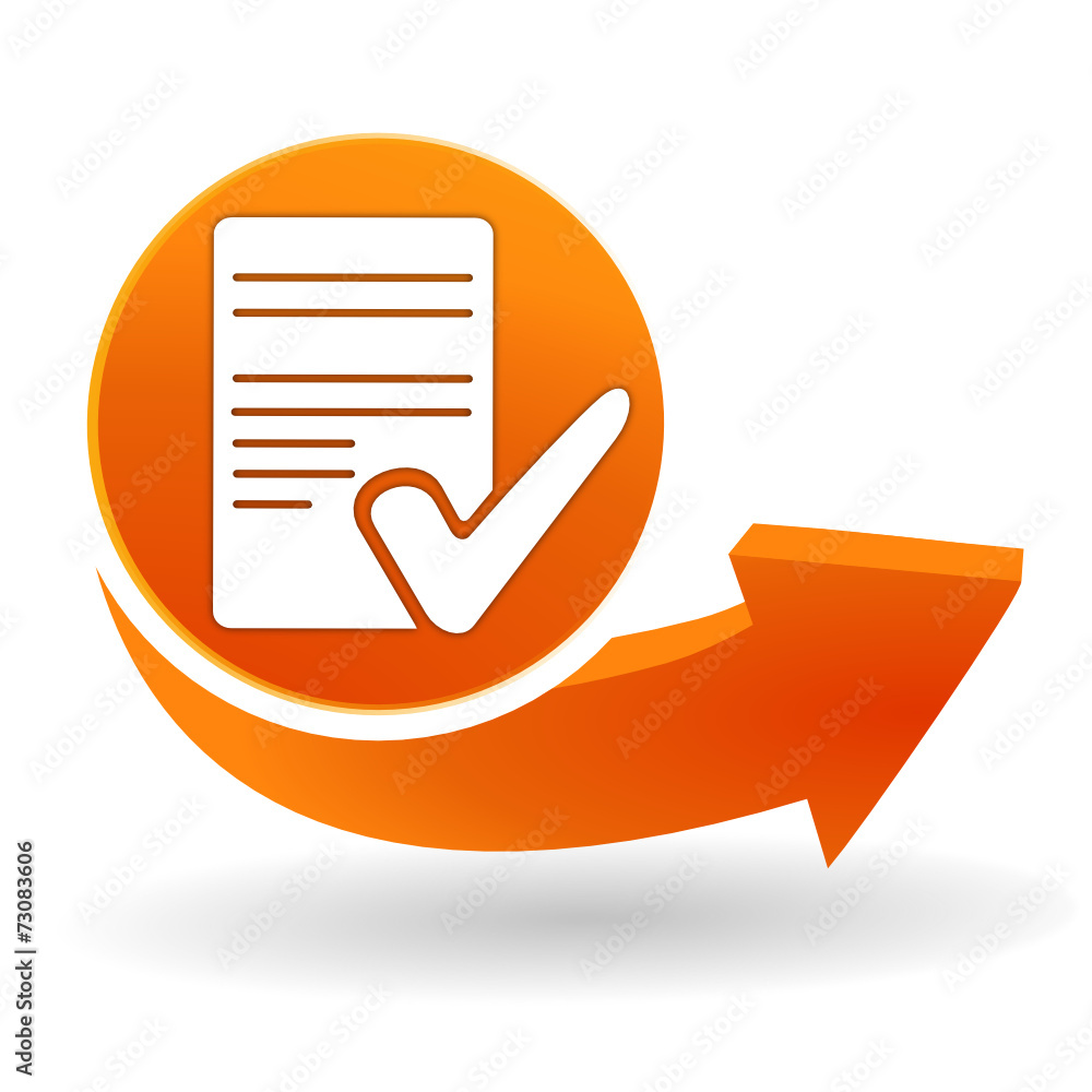 Vecteur Stock valider le formulaire sur bouton web orange | Adobe Stock