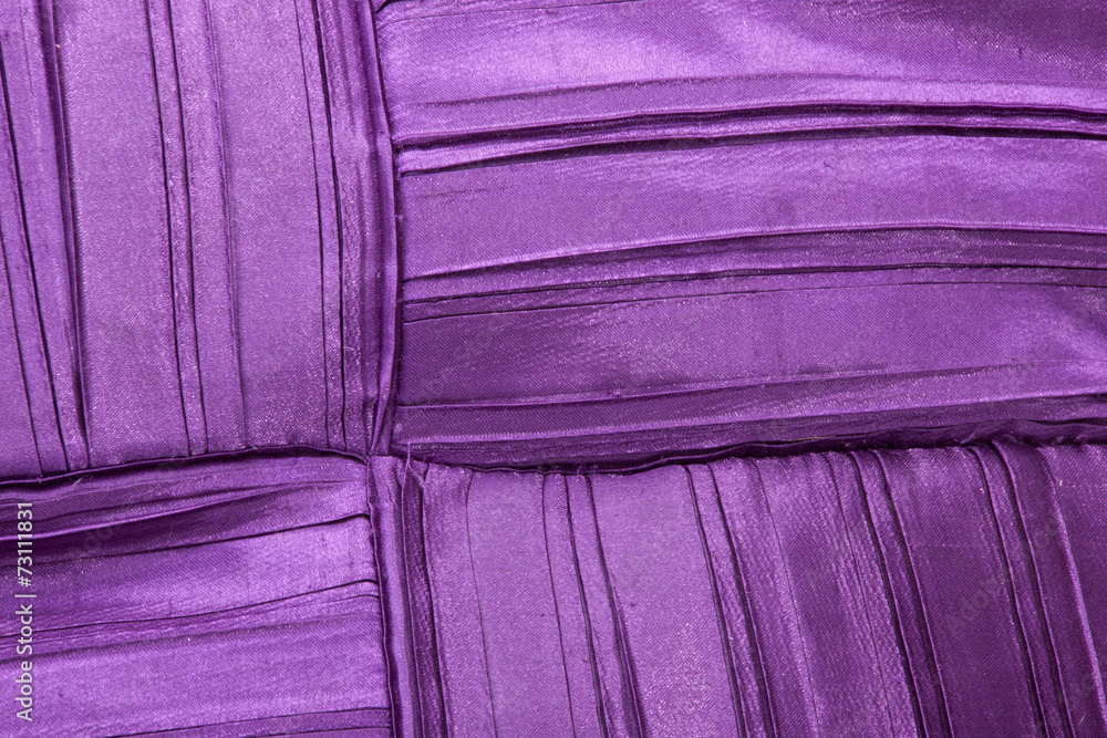 Stitched Tucks, Pleats and Folds in Fabric of Scatter Cushion Stock ...