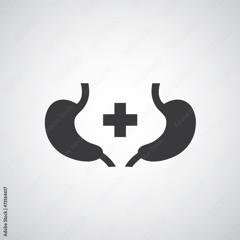 stomach symbol Stock Vector | Adobe Stock