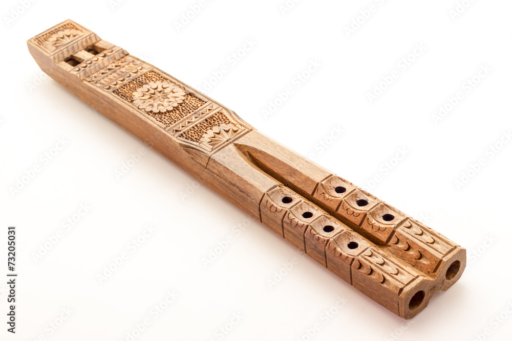 Flute double-barreled Stock Photo | Adobe Stock