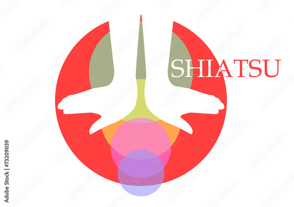 Shiatsu Stock Vector | Adobe Stock