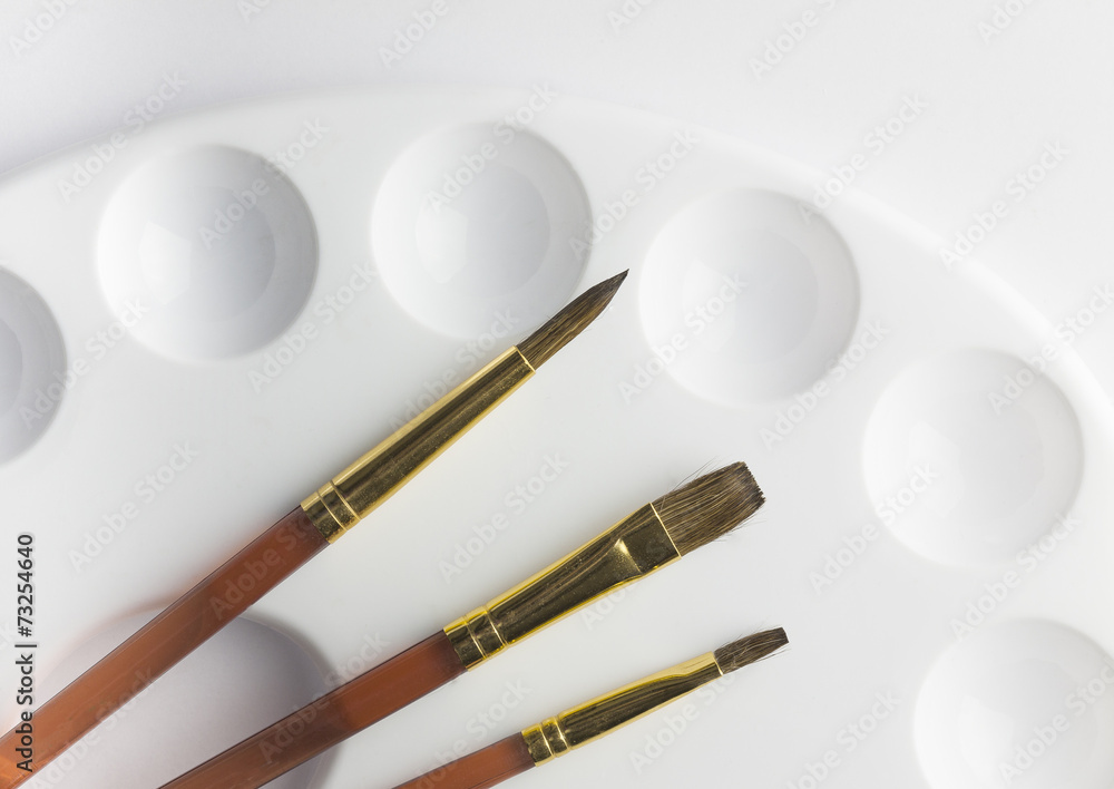 Sable artist brushes Stock Photo | Adobe Stock