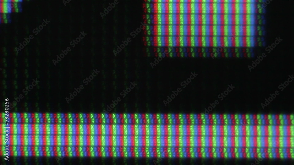 Scrolling text on LCD extreme closeup Stock Video | Adobe Stock